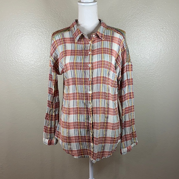 Sundance | Tops | Sundance Painted Desert Plaid Shirt | Poshmark